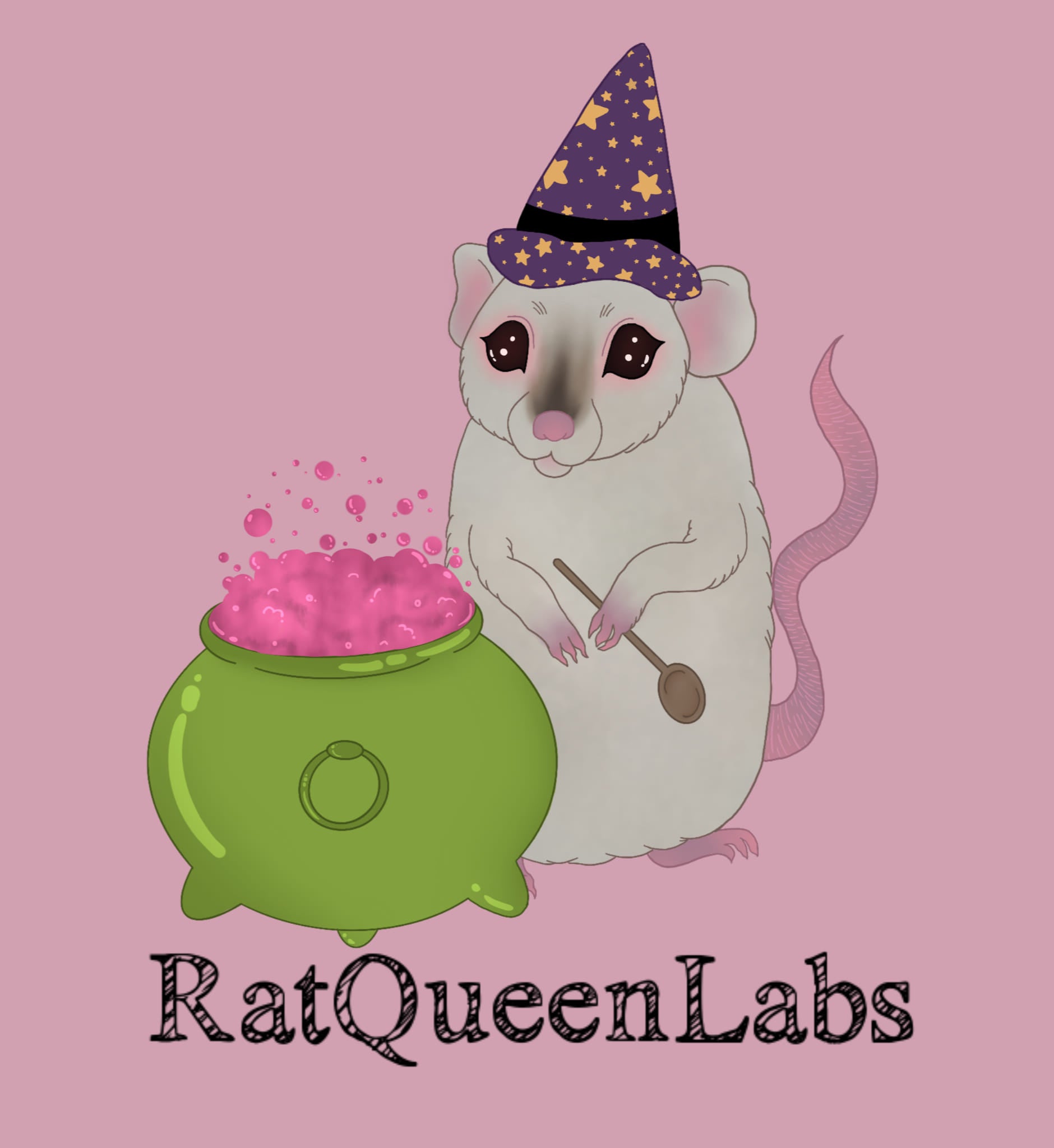 Gold Star Holographic Stickers | RatQueenLabs